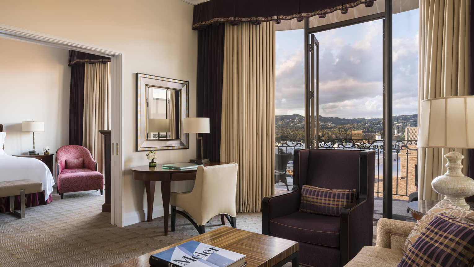 One-Bedroom Deluxe Beverly Suite with Balcony and View | Beverly Hills ...