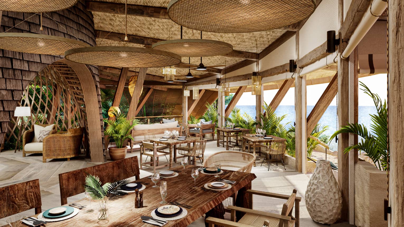Punta Mita Poolside Dining | Alma Pool | Naviva® Resort