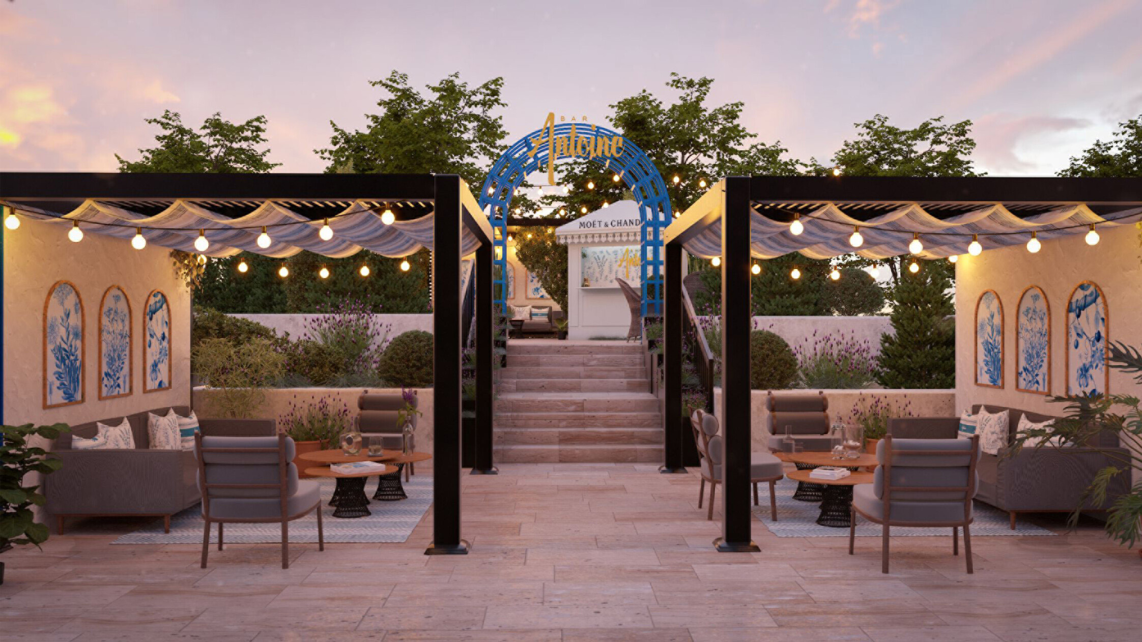 Four Seasons Courtyard Pergola